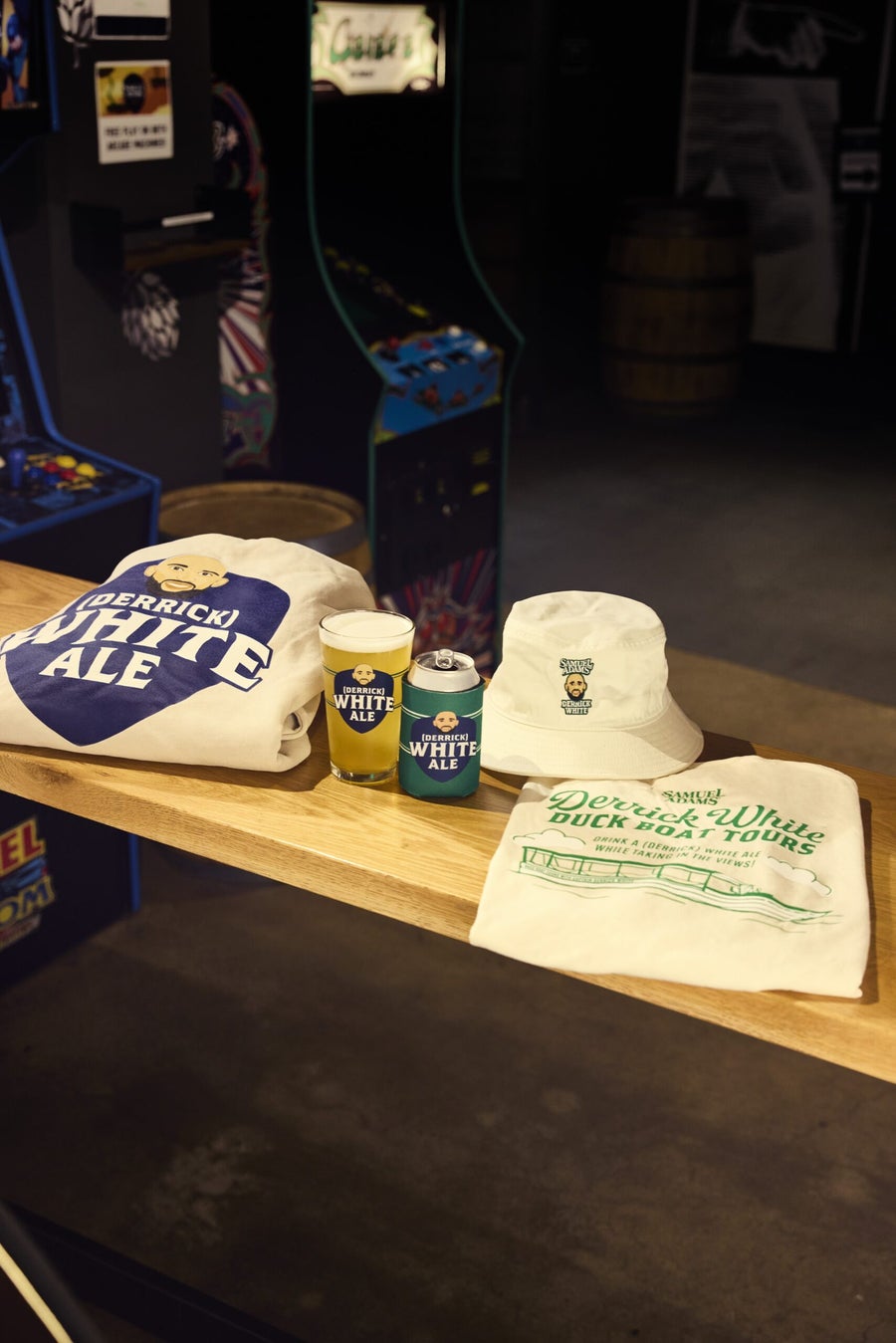 Derrick White, Samuel Adams collaborate on new merch launch