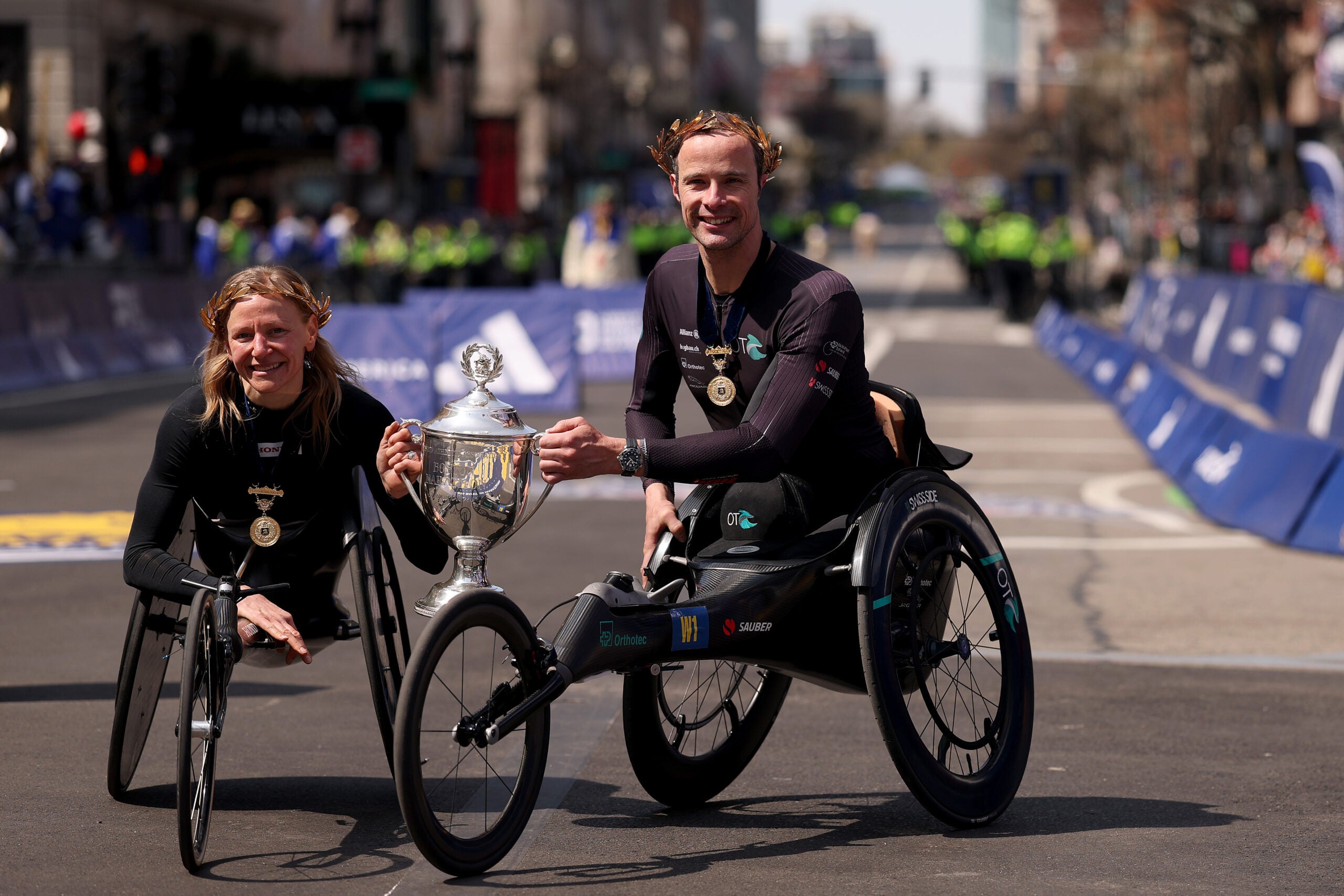 Photos: Scenes from throughout the 2025 Boston Marathon