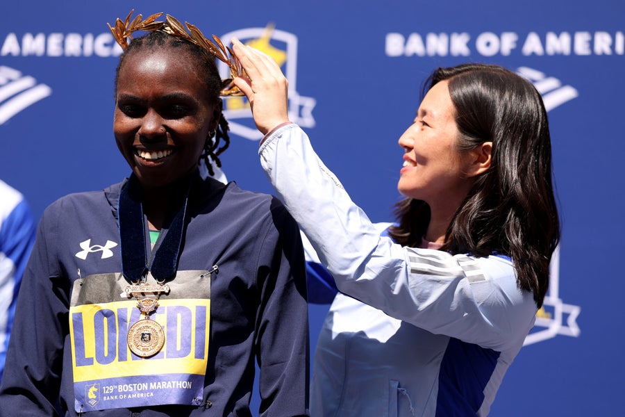 Photos: Scenes from throughout the 2025 Boston Marathon