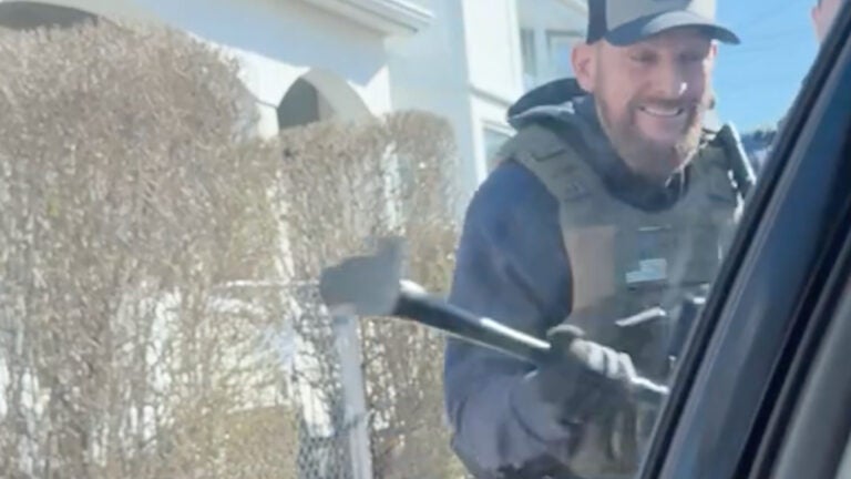 ICE: Man who smashed New Bedford car window isn't militia leader