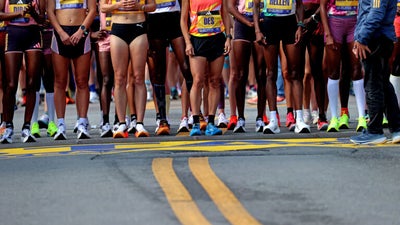 What are the start times for the 2025 Boston Marathon?