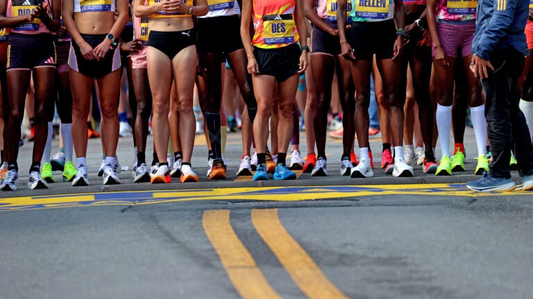 What are the start times for the 2025 Boston Marathon?