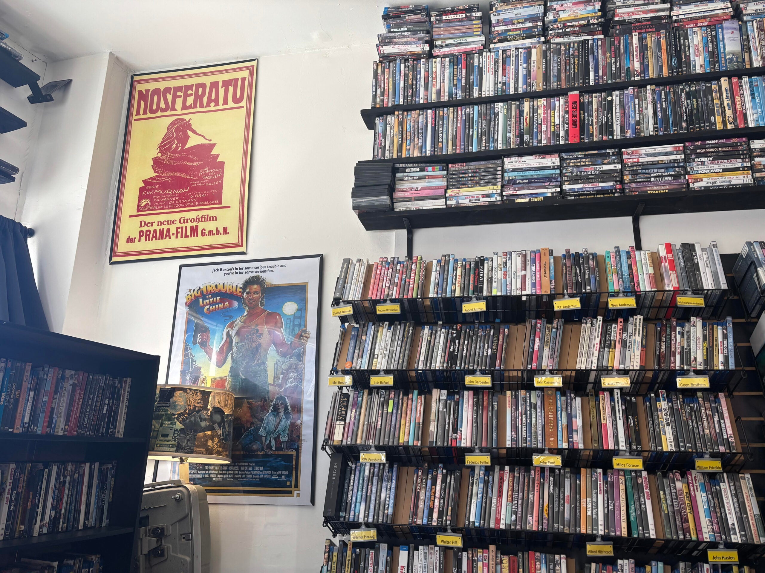 This is what it's like in Boston's last DVD rental store