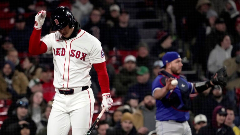 As cold front hits Fenway Park, Red Sox’s bats are freezing up