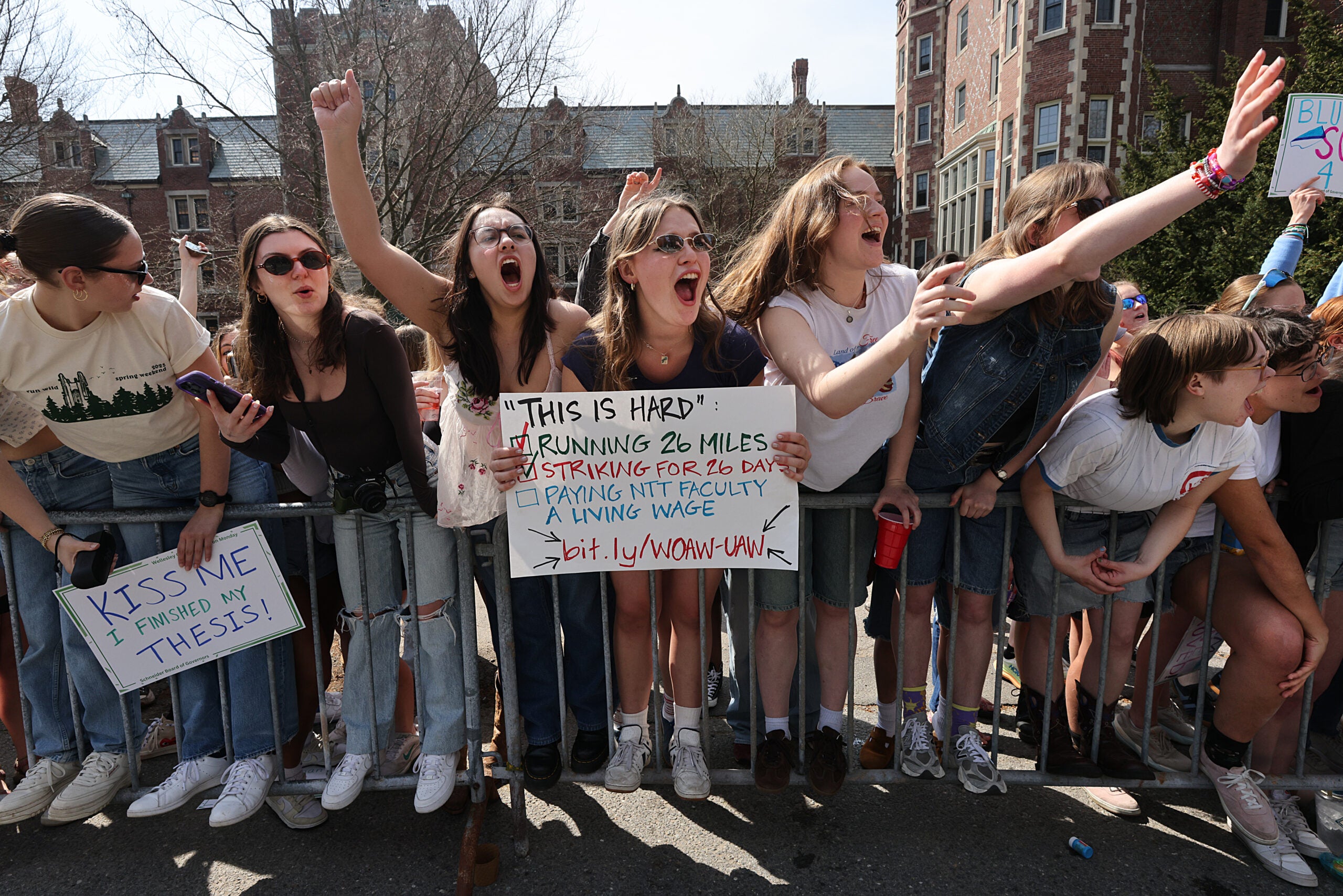 Here are the best signs from the 2025 Boston Marathon