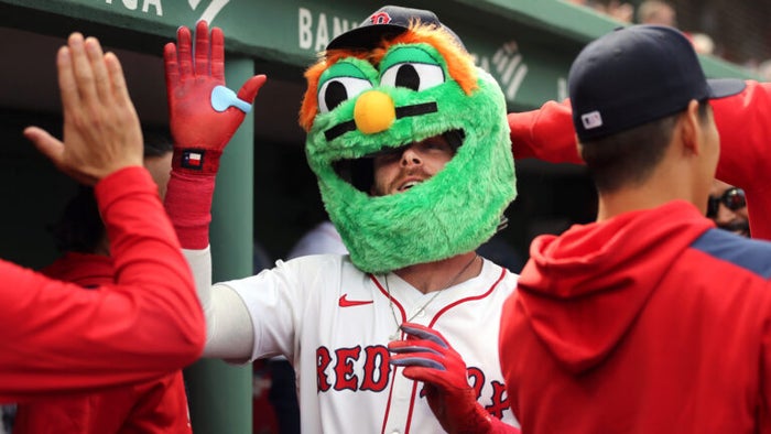 Watch: Red Sox debut new Wally home-run celebration