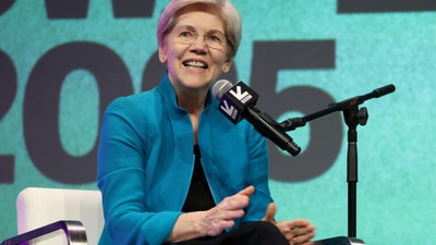 Warren pressed about position on Biden's mental fitness