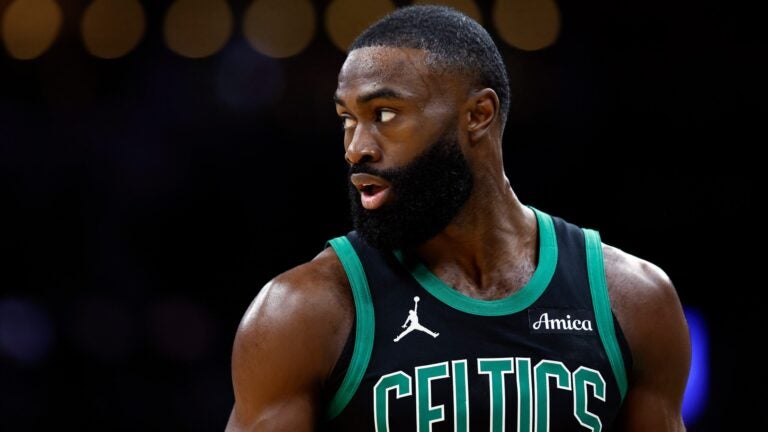 Jaylen Brown reportedly played through a partial meniscus tear