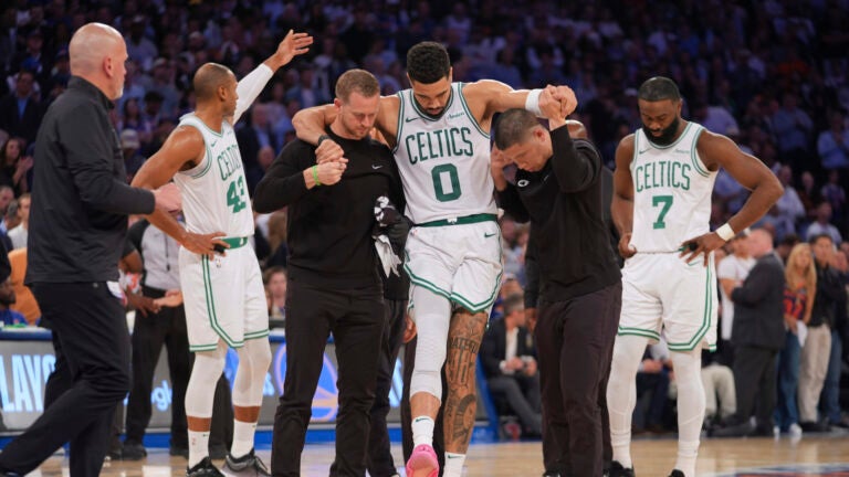 Celtics star Jayson Tatum suffered a ruptured Achilles tendon