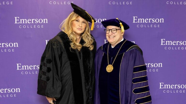 Jennifer Coolidge delivers Emerson commencement speech
