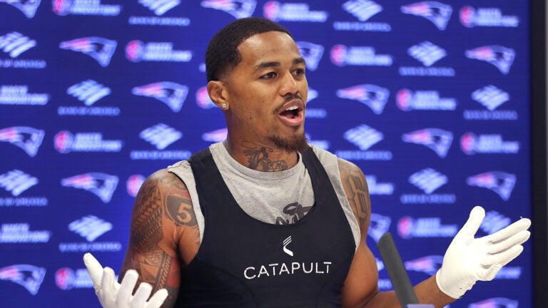 Kendrick Bourne is ready to earn a spot on Patriots' crowded roster