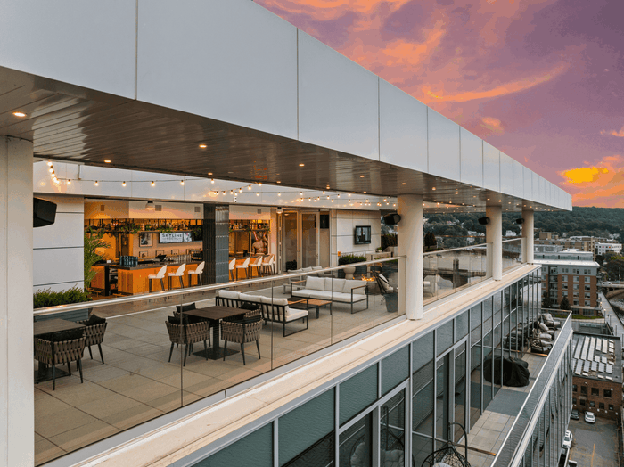 A refreshed 10th floor rooftop lounge just opened in Haverhill