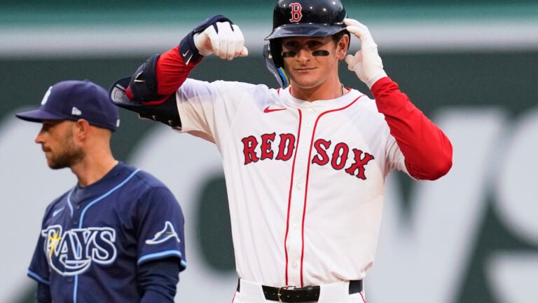 Watch: Red Sox rookie Roman Anthony gets first career hit