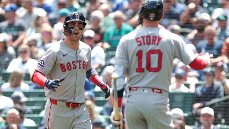 Story, Mayer hit home runs as Red Sox top Mariners