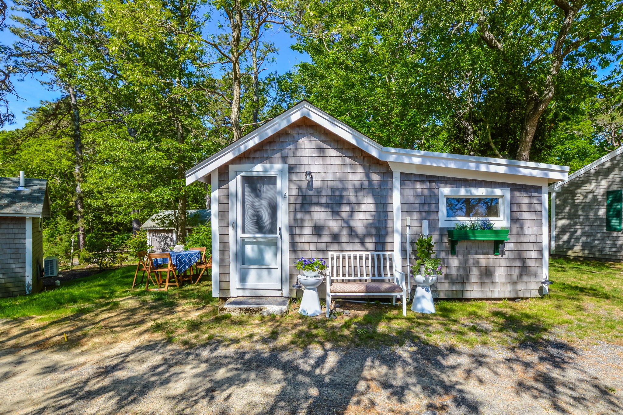 A 216-square-foot Cape Cod cottage is listed for $200,000