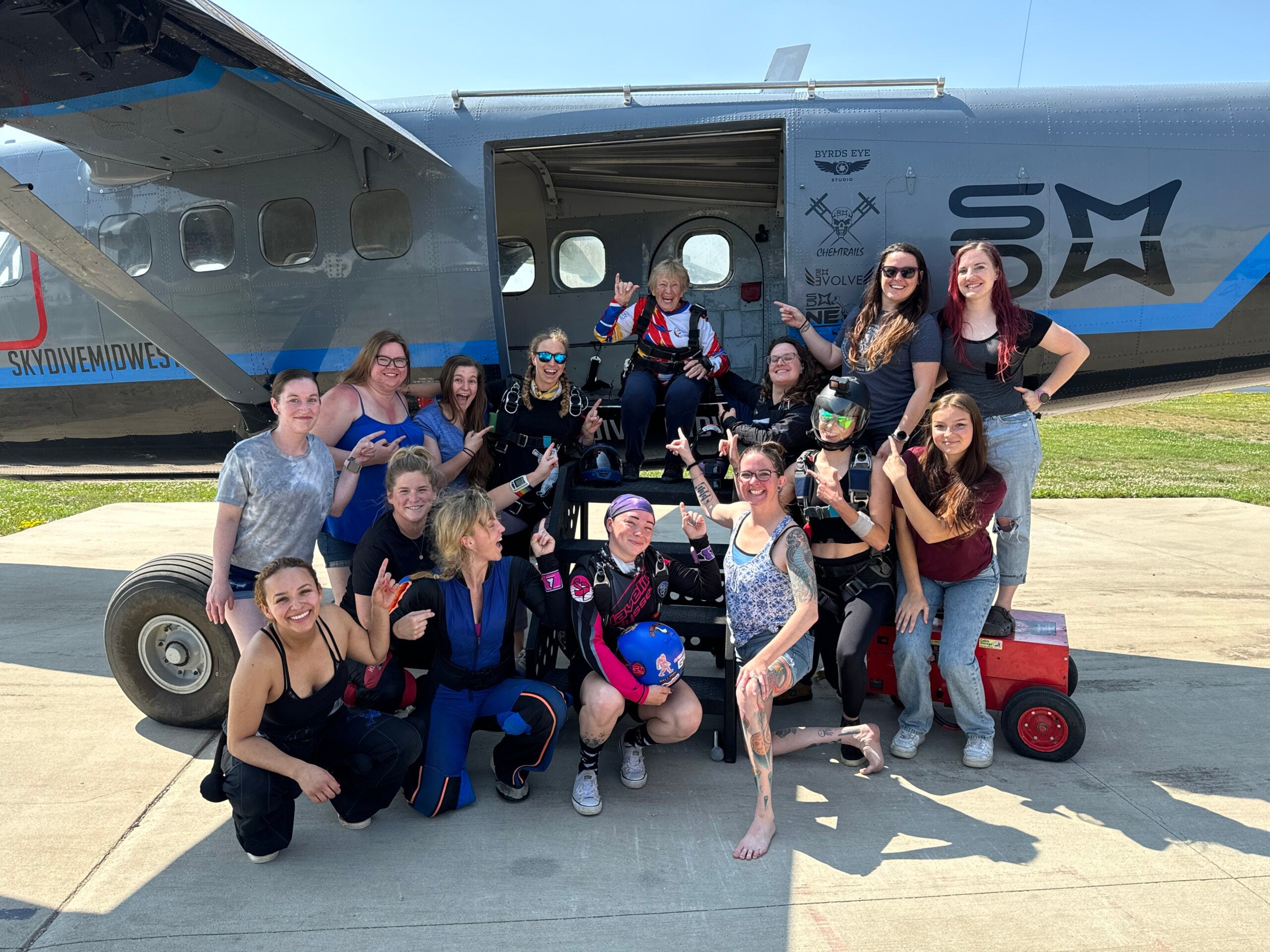 86-year-old skydiver is barnstorming New England