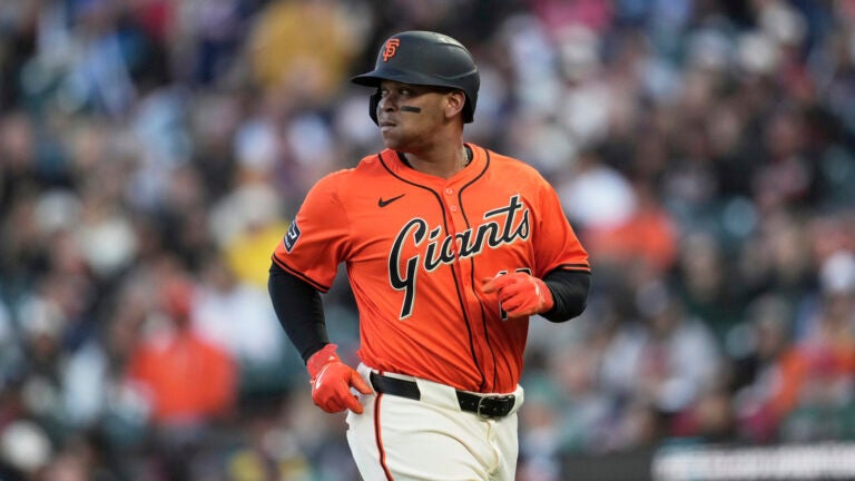 Rafael Devers brushed off first-base workouts with Giants great