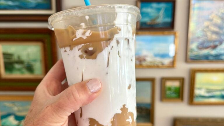 The Fluffy Seagull latte from Cape Cod is summer's viral drink