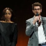 Ayo Edebiri and Andrew Garfield star with Julia Roberts in the movie "After the Hunt."