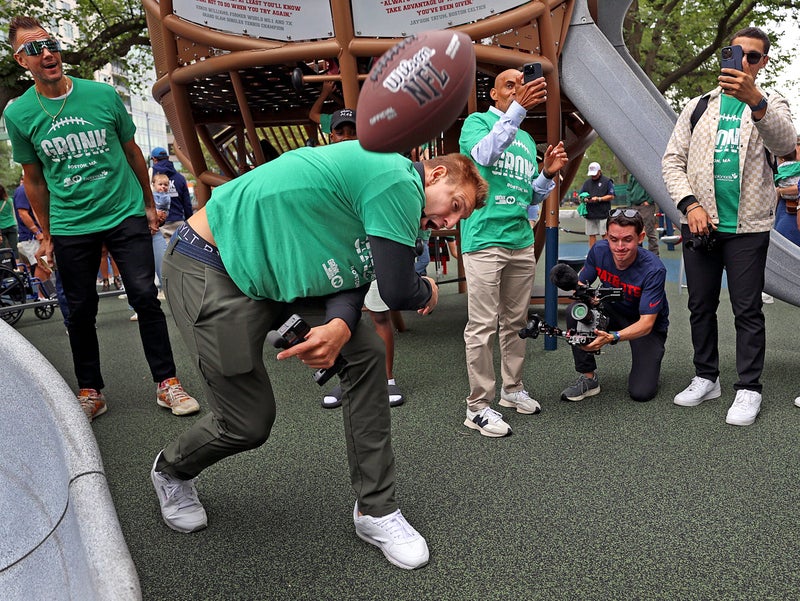 Photos: ‘Gronk Playground’ opens on the Esplanade
