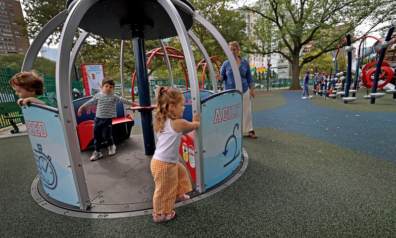 Photos: ‘Gronk Playground’ opens on the Esplanade