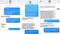 Read the texts from WBZ's Kate Merrill at center of lawsuit