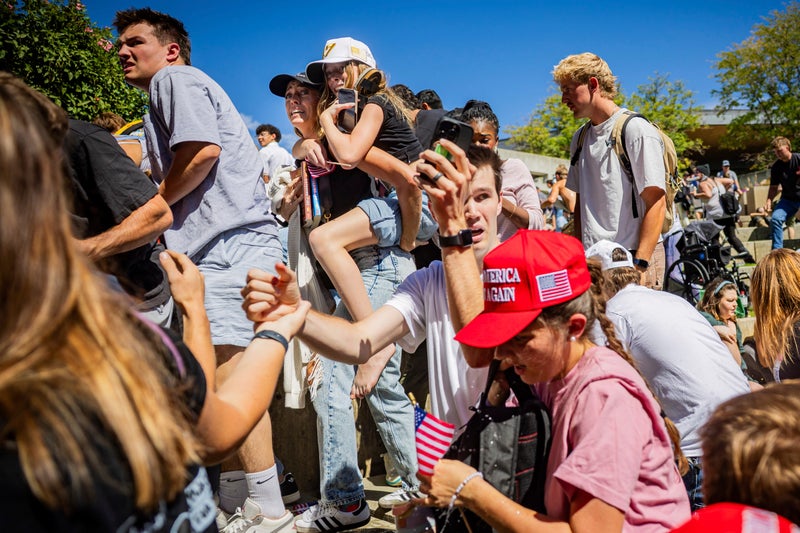 Here's how the shooting of Charlie Kirk unfolded