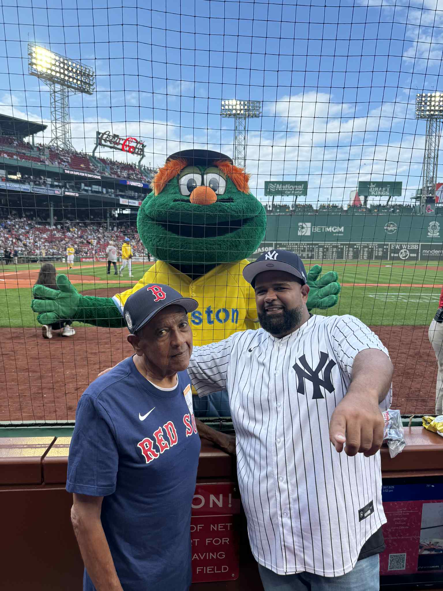 Yankees fan builds backyard Fenway for his Red Sox-fan dad