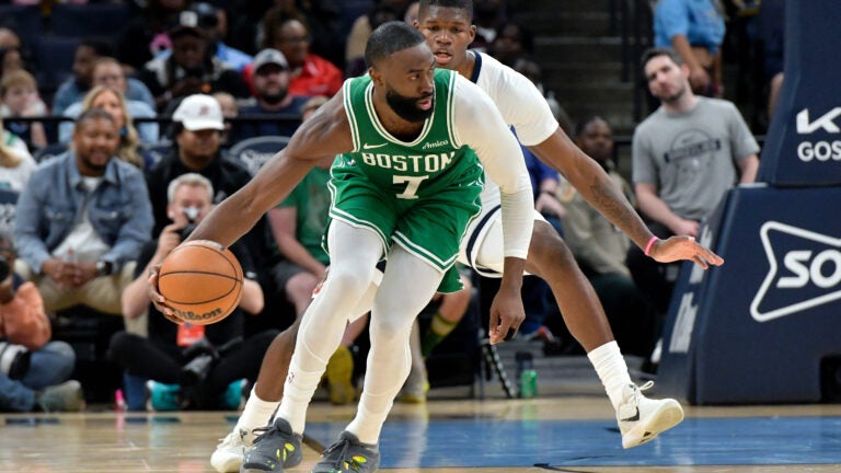 Jaylen Brown, Celtics blow out Grizzlies in preseason opener
