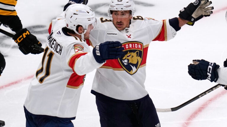 Marchand: 2 assists for Panthers in his emotional Boston return