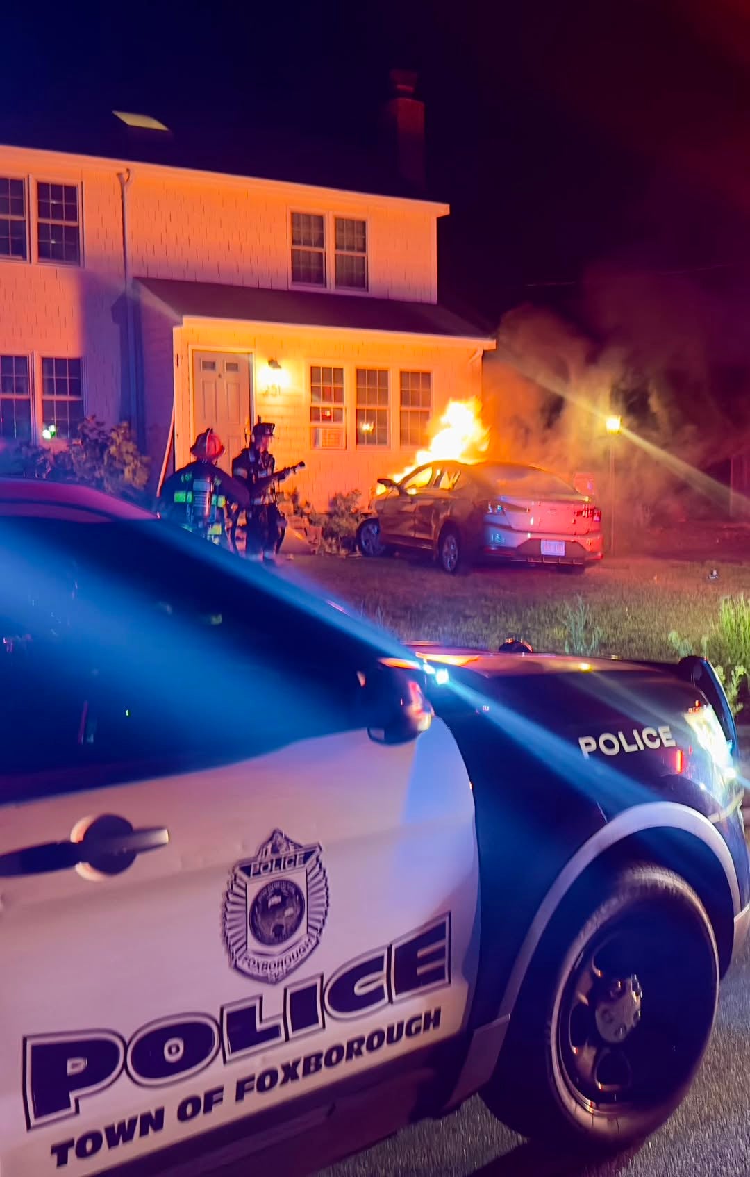 Foxborough cop hailed as hero as body cam video of dramatic rescue released