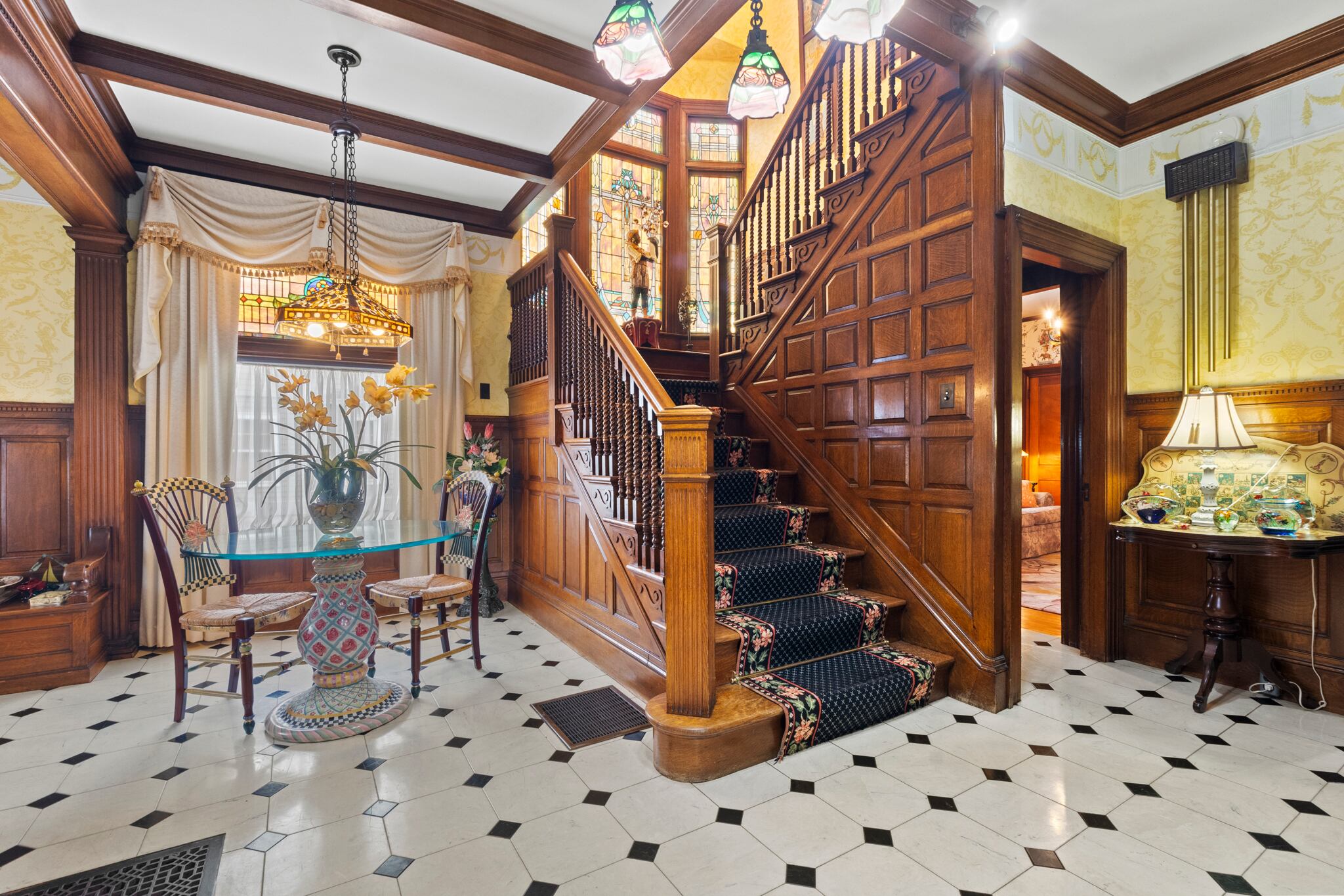 Maximalism reigns in this 125-year-old Fall River for $750K