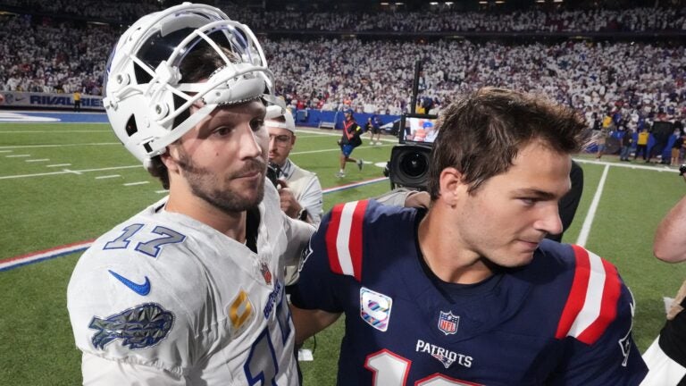 Watching Josh Allen is 'an awesome experience' for Drake Maye
