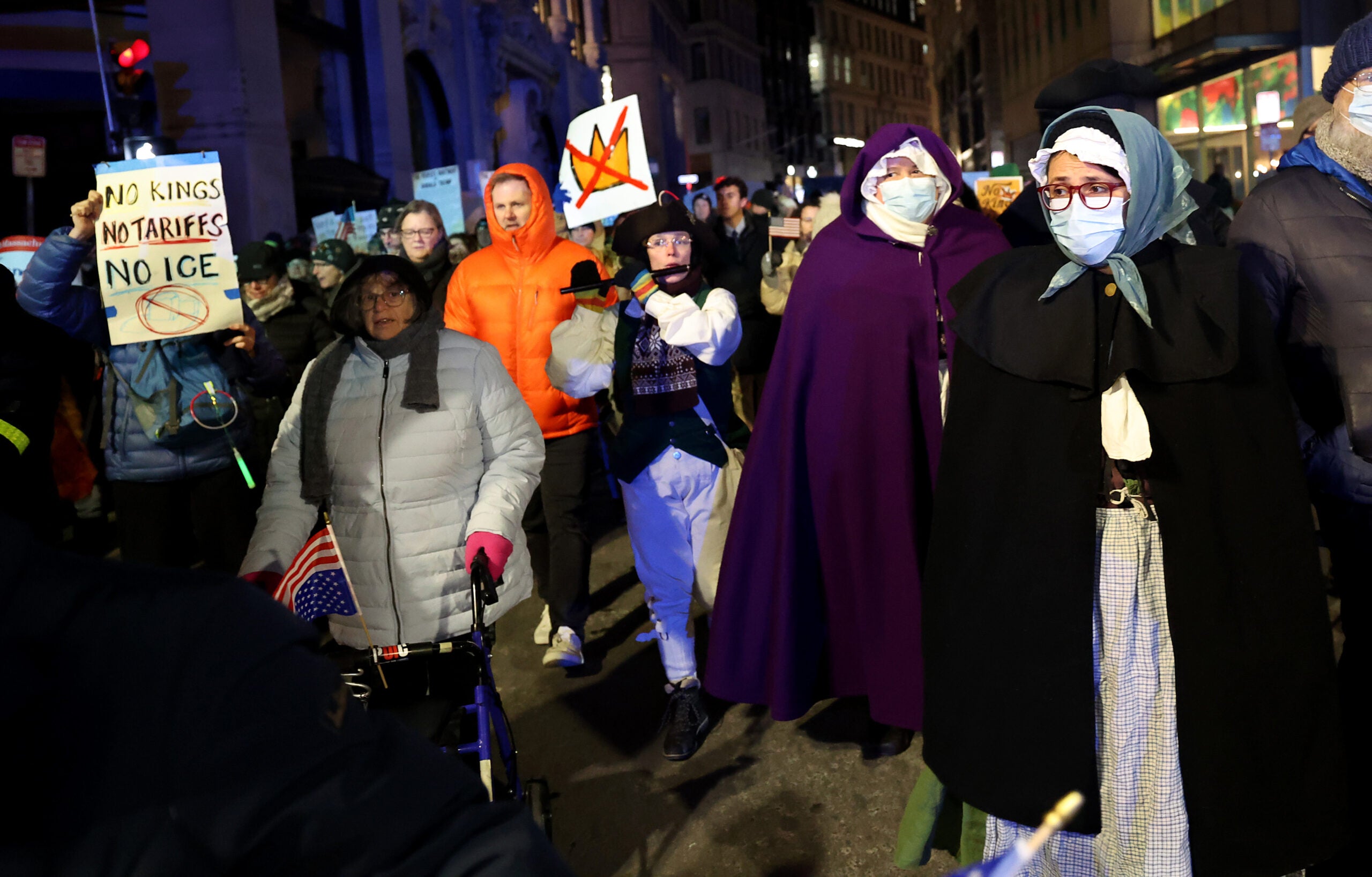 This was the scene at the Boston ICE Tea Party