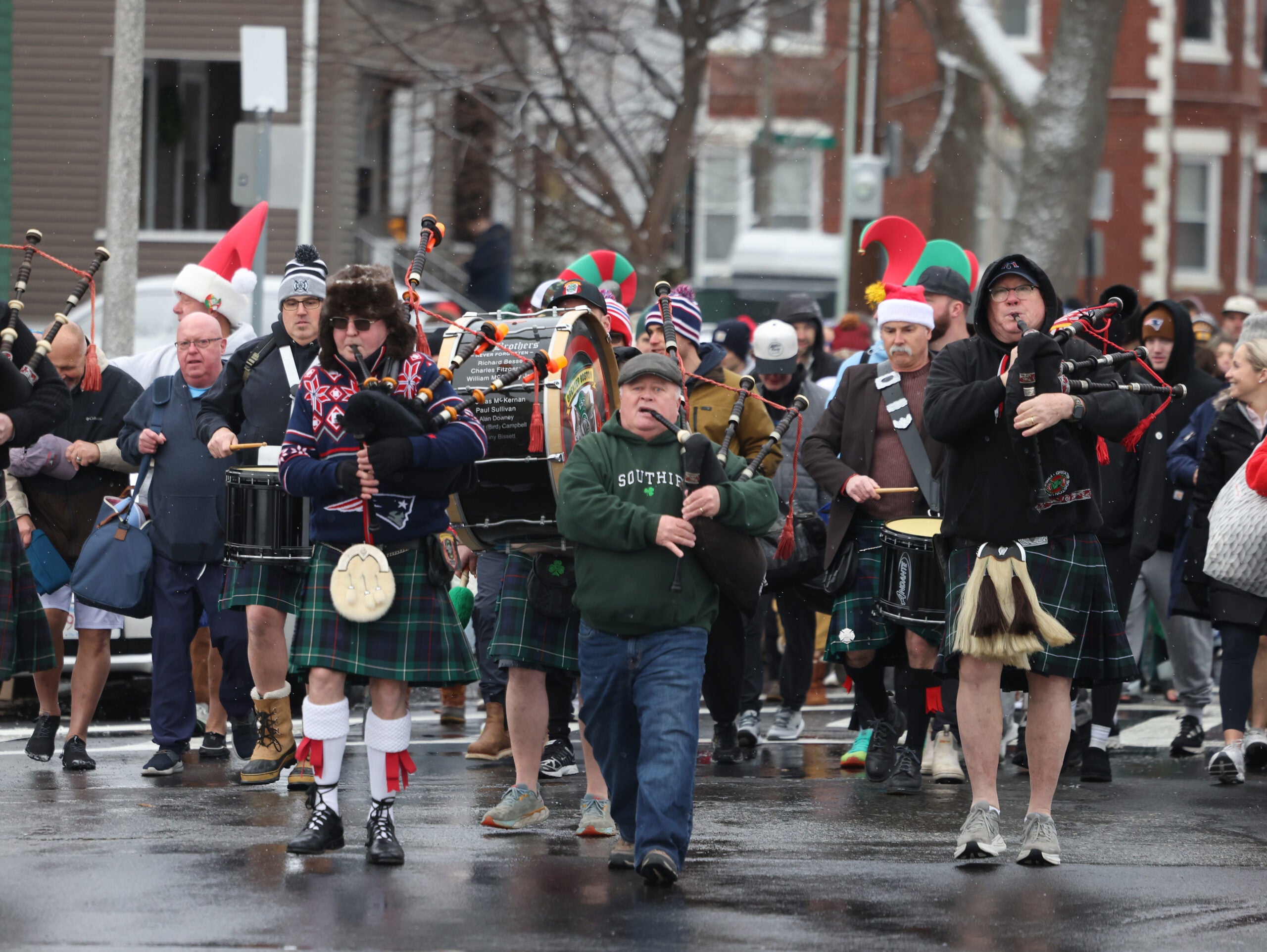 Photos: Locals take the plunge on New Year's Day