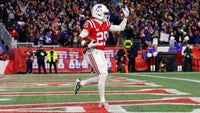 Where does Marcus Jones rank among Patriots two-way players?