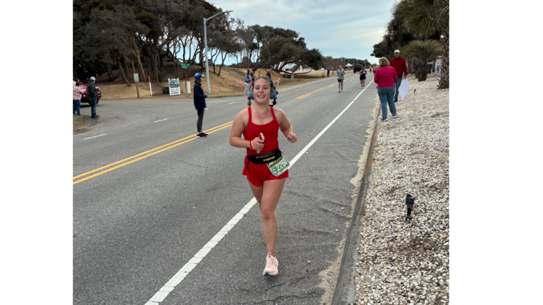 Amanda Lewis is running the Boston Marathon for Dana-Farber