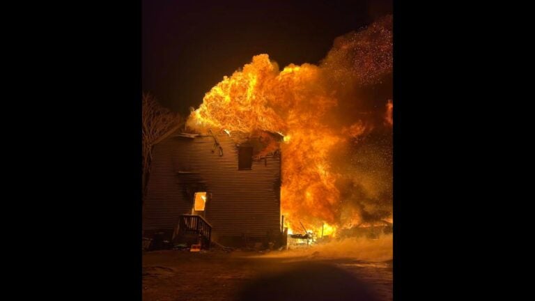 Fire destroys Newbury home, kills pets as family escapes