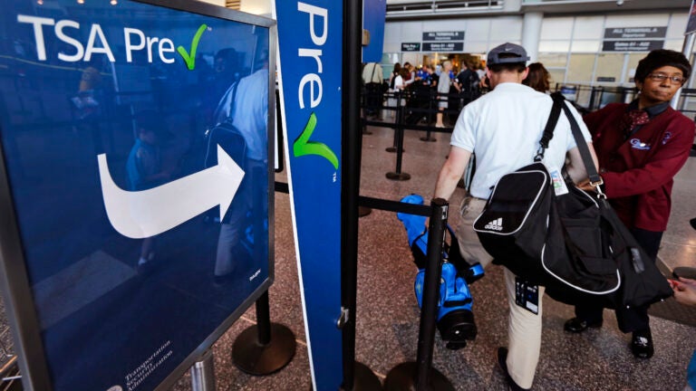 You can now go through Logan's TSA PreCheck with only your face