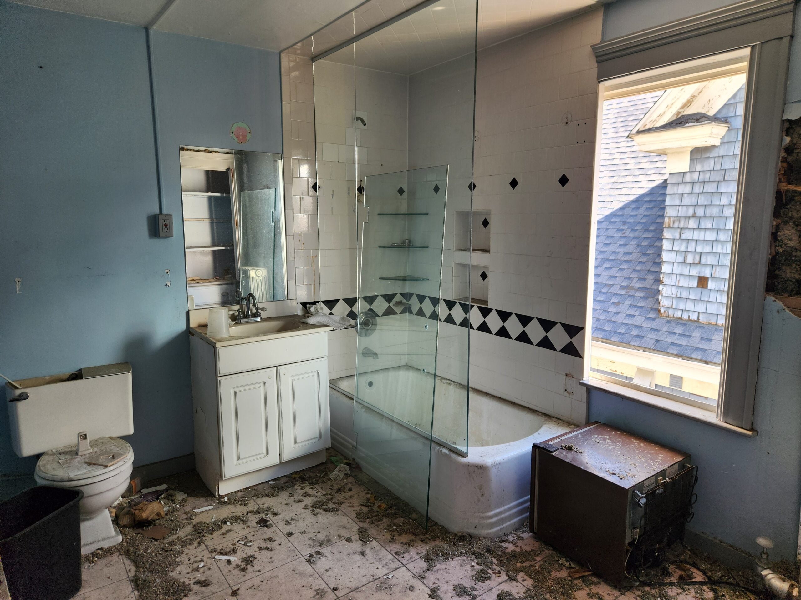 Inside a burned Dorchester house that sold for $776k