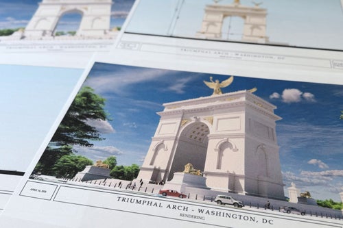 Federal agency approves concept for Trump's plan for a Triumphal Arch ...