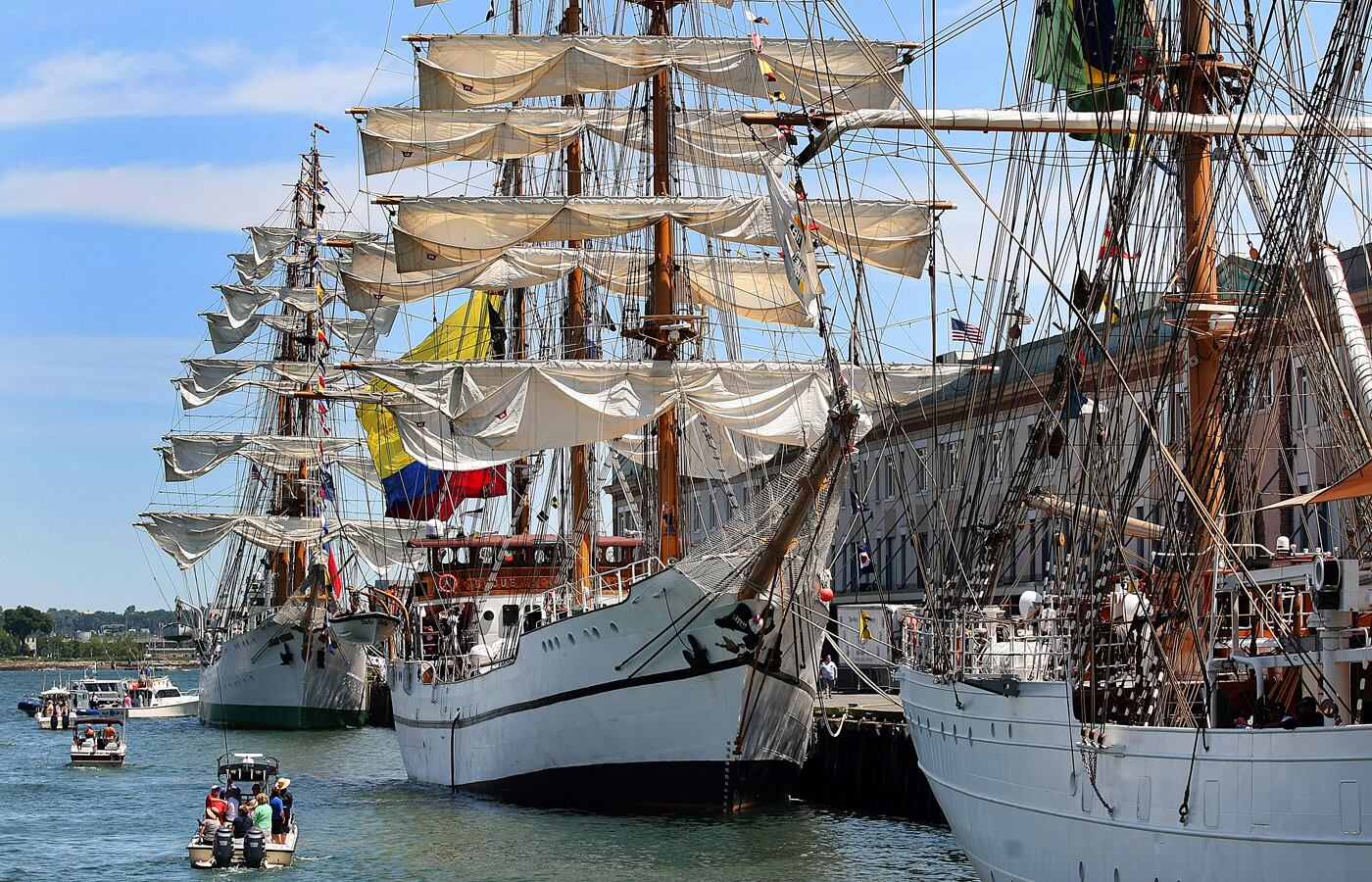 Flashback: A look at previous times Tall Ships have sailed Boston