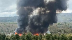 Firefighter killed, 11 injured in lumber mill explosion and massive ...