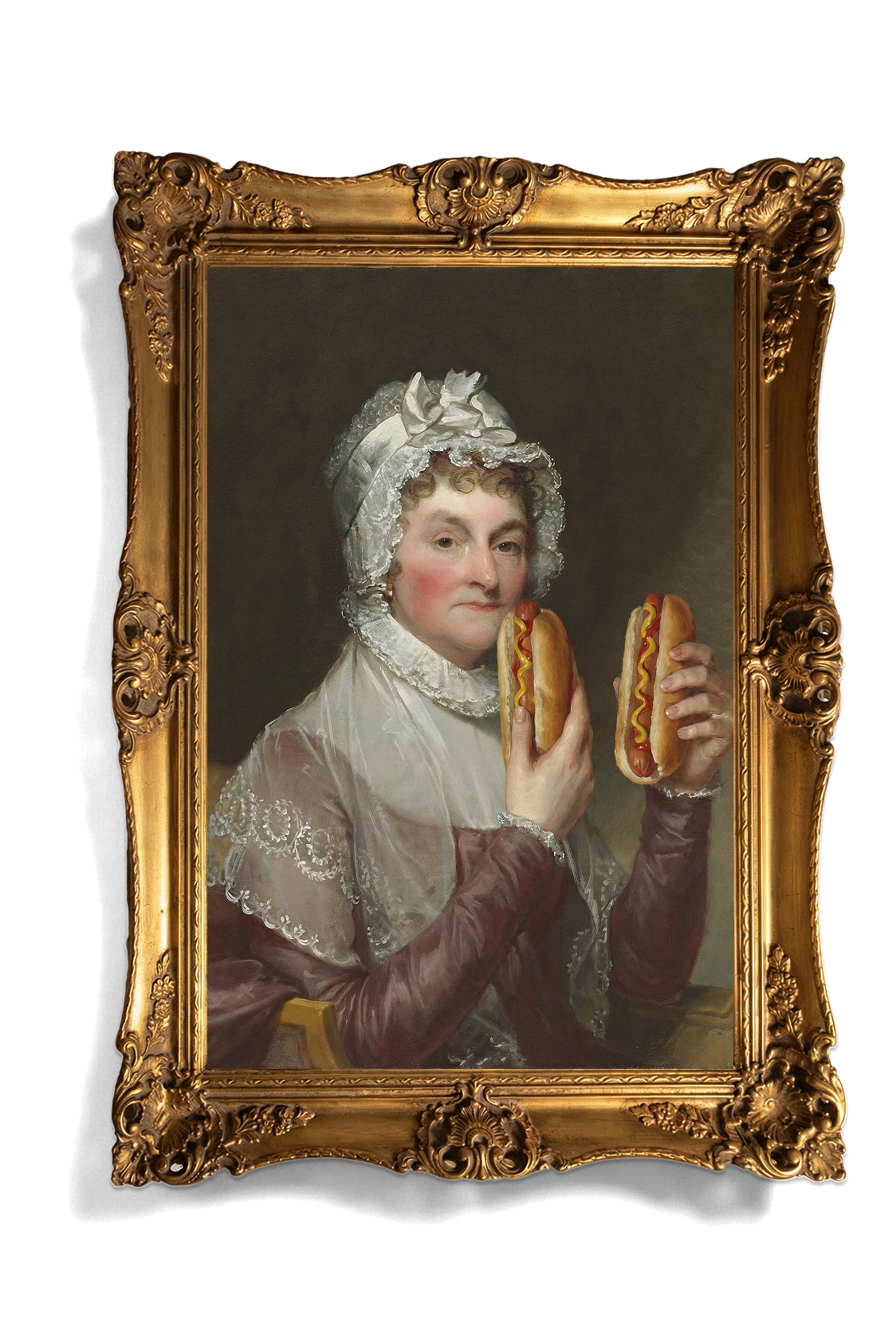Kayem reimagines iconic American history paintings with hot dogs